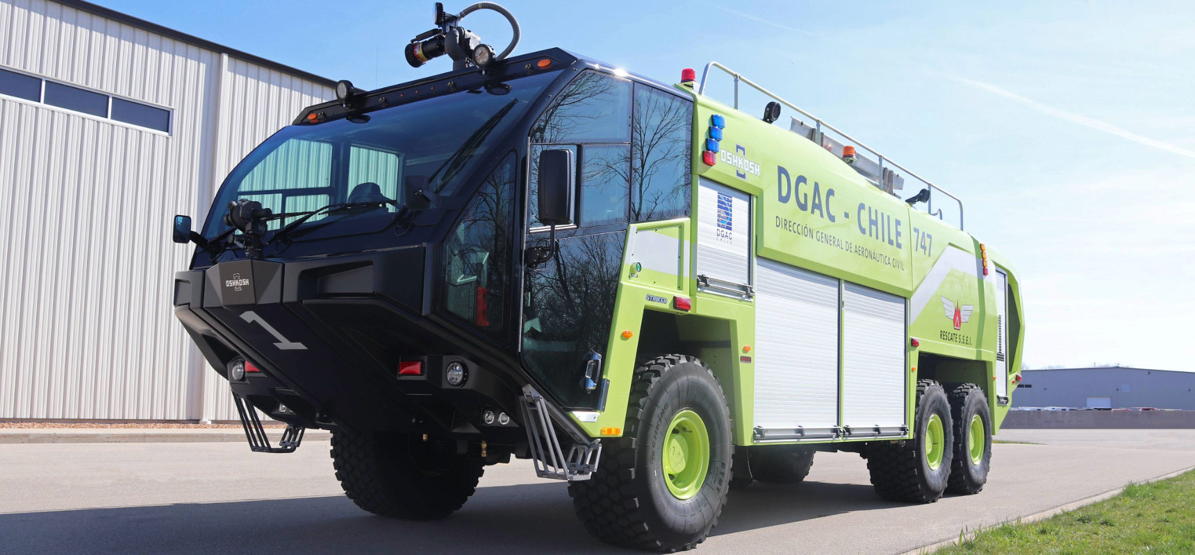 Oshkosh Airport Products Delivers Two Striker® 6x6 ARFF Vehicles to the ...