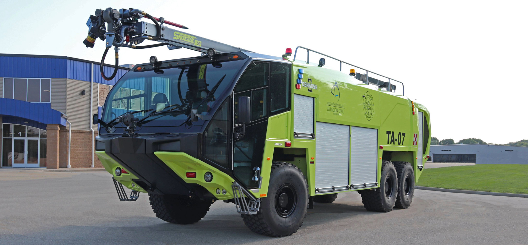 Oshkosh Airport Products Delivers Fleet of Four Striker® ARFF Vehicles ...