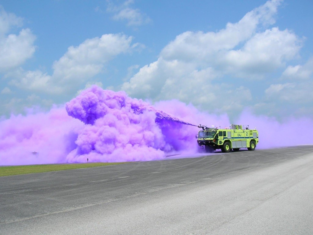 Water, Foam, and Dry Chemical for ARFF Fire Suppression
