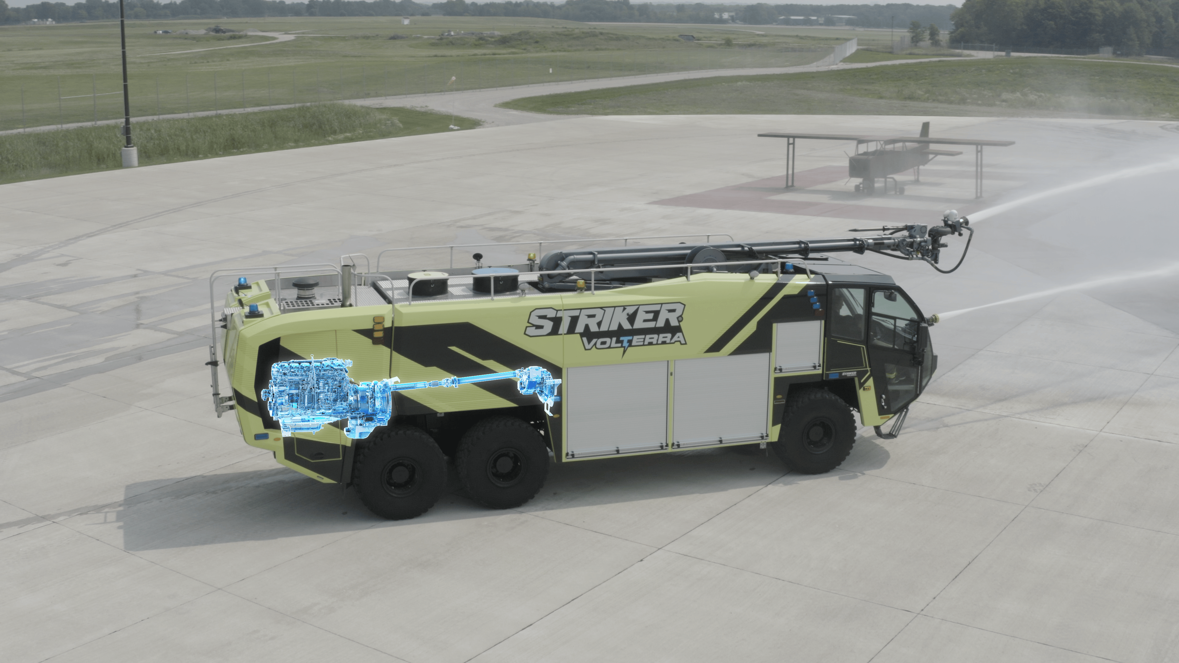 Stationary Pumping Striker® Volterra® electric ARFF| Oshkosh Airport ...